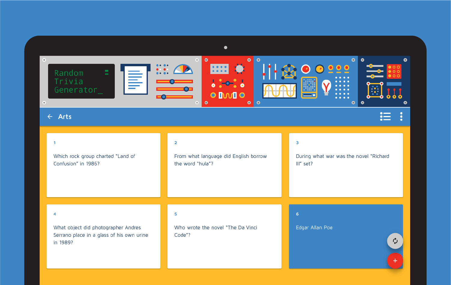 Equal Parts Studio | Random Trivia Generator App